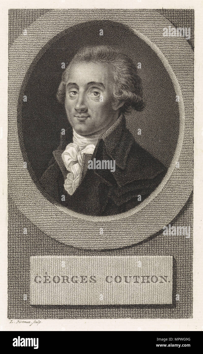 Georges Auguste Couthon (1755-1794), 1804 Stock Photo - Alamy