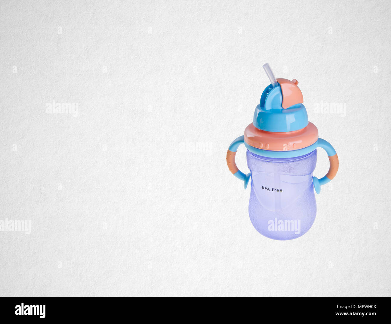 baby bottle or empty baby bottle on a background Stock Photo - Alamy