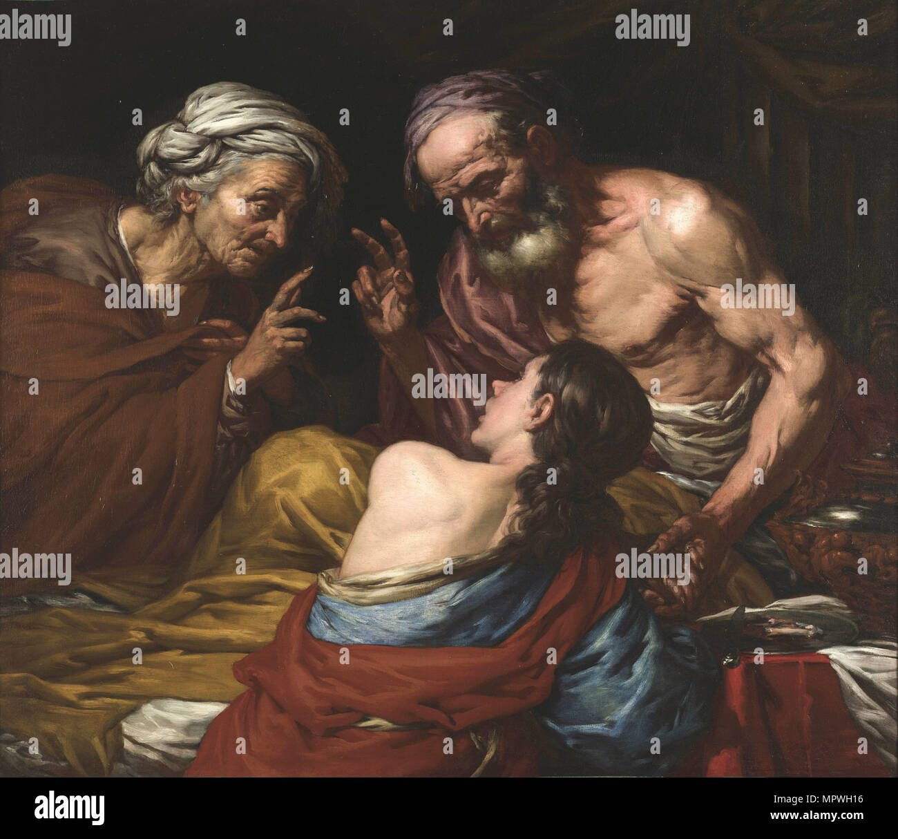 Isaac blessing jacob hi-res stock photography and images - Alamy