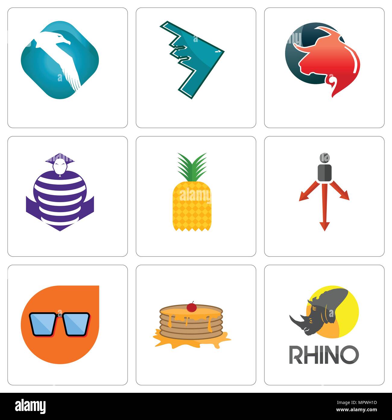 Flying cobras Stock Vector Images - Alamy