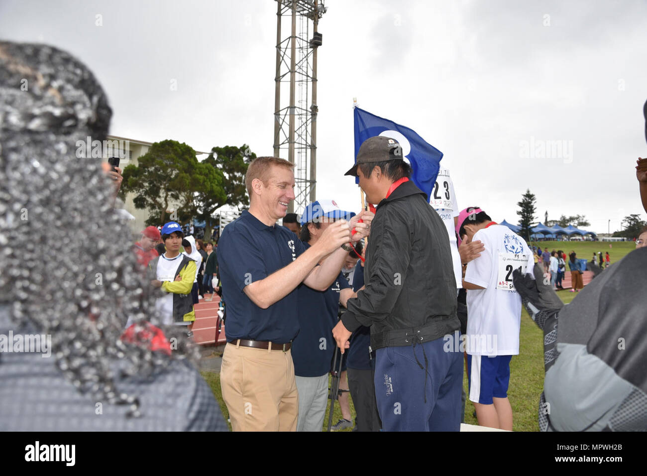 U.S. Air Force Brig. Gen. Case A. Cunningham, 18th Wing commander ...