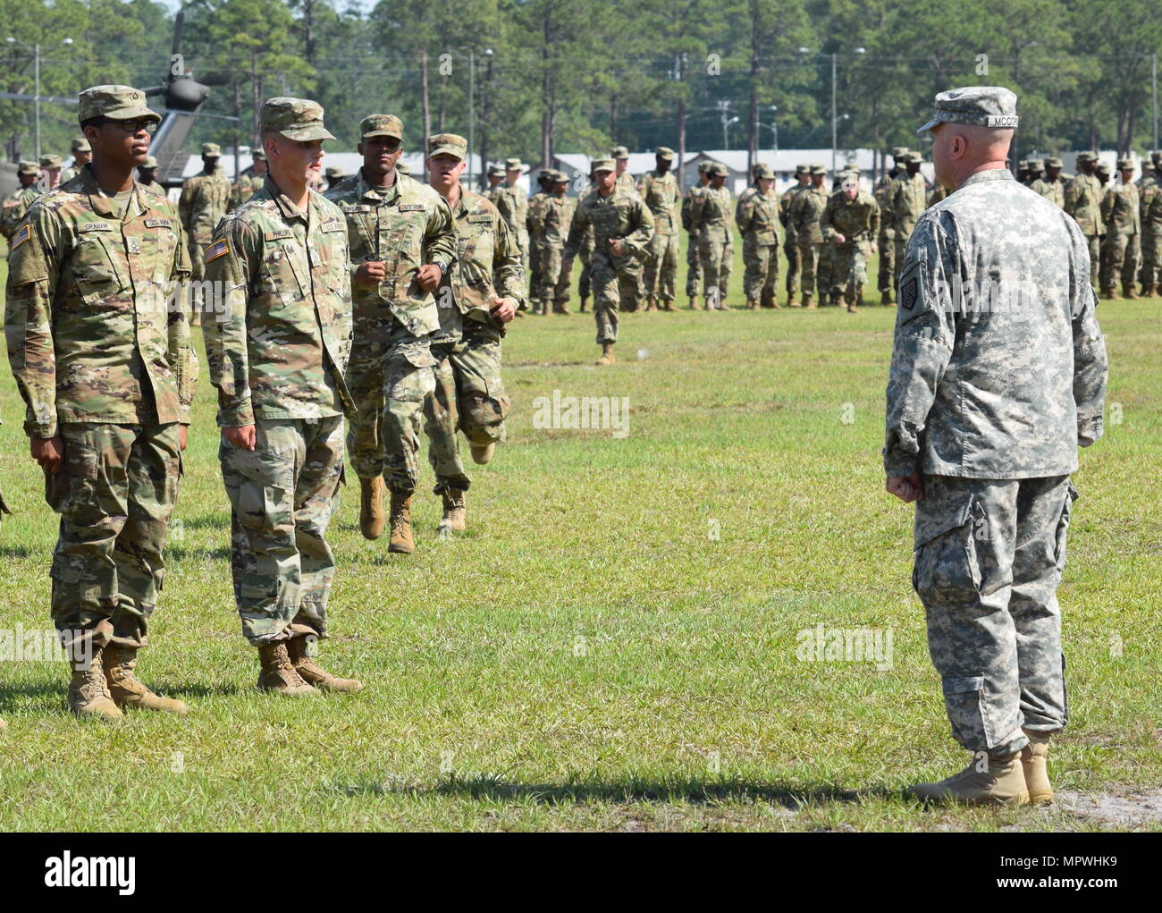 Command Sgt. Major Samuel McCord, 648th Maneuver Enhancement Brigade ...