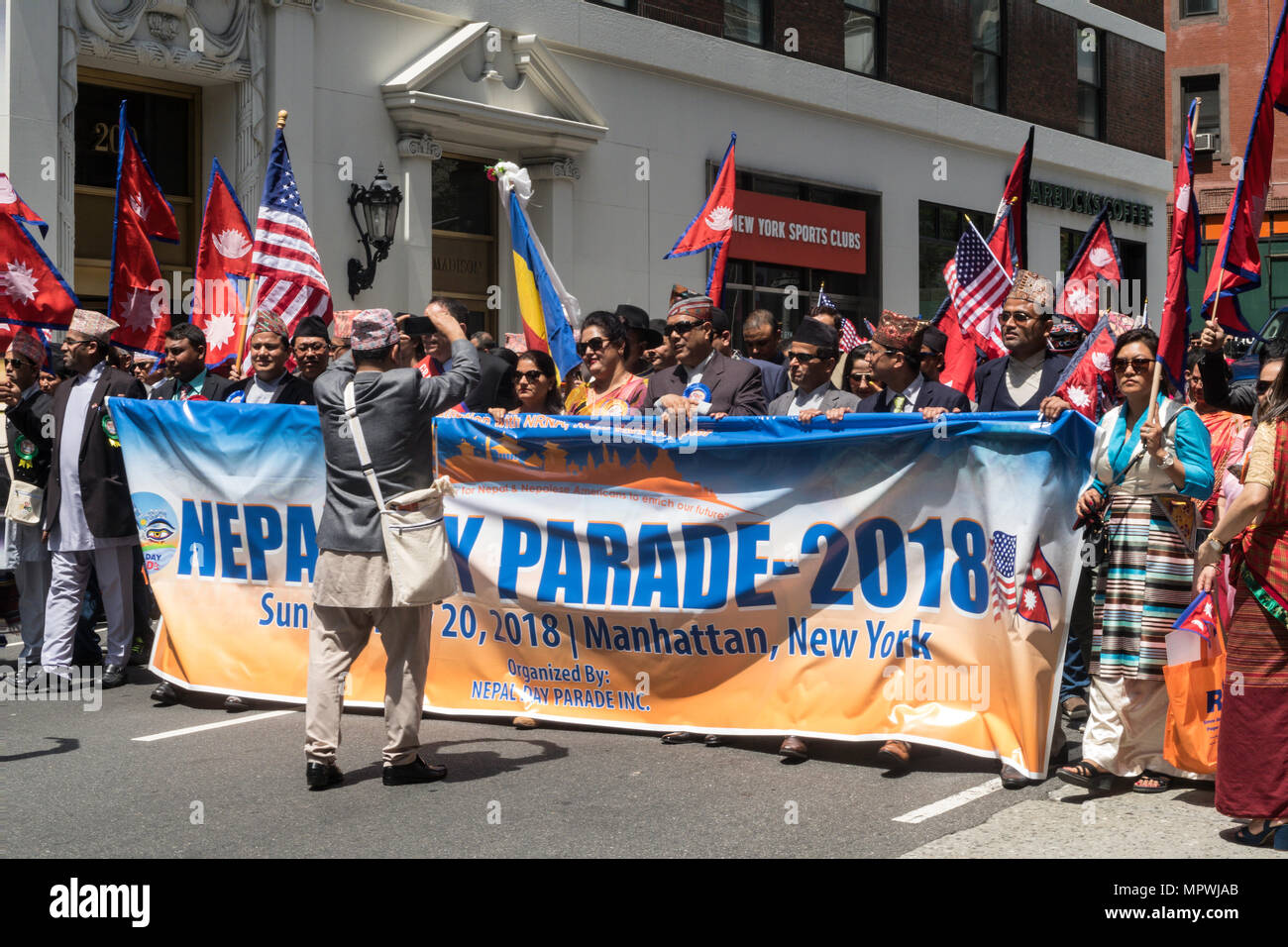 Nepal Day Parade, Madison Avenue, May 2018, NYC,USA Stock Photo - Alamy