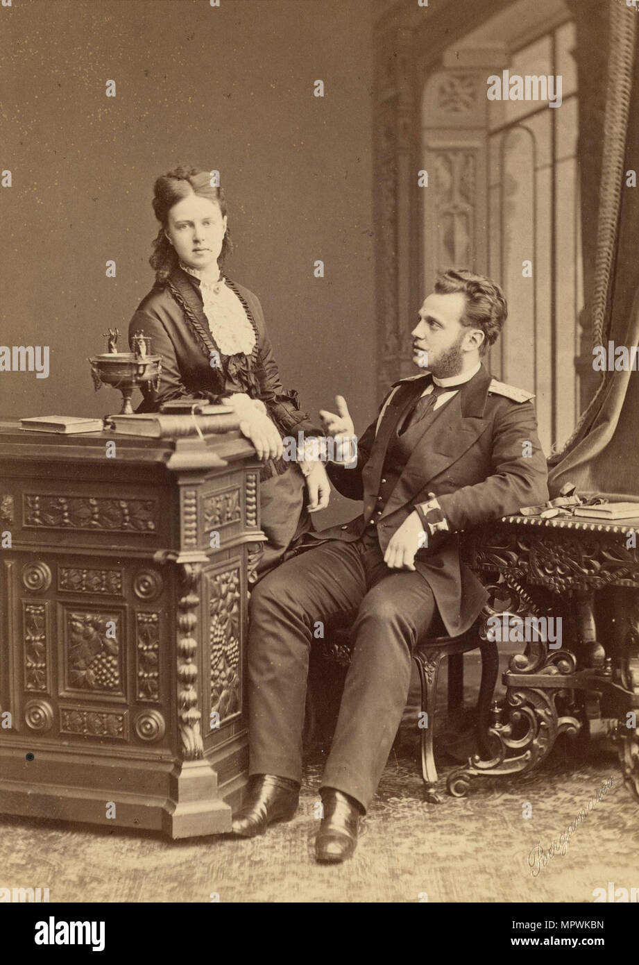 Grand duchess maria alexandrovna of russia hi-res stock photography and ...