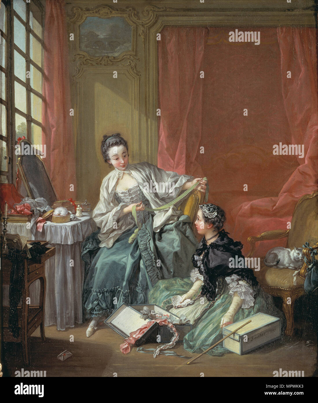 The Milliner, 1746 Stock Photo - Alamy