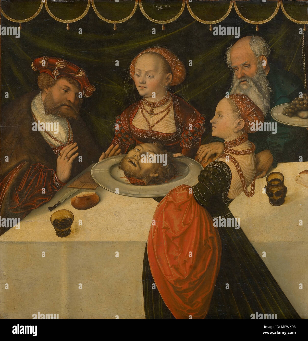 Feast of Herod, 1539 Stock Photo - Alamy