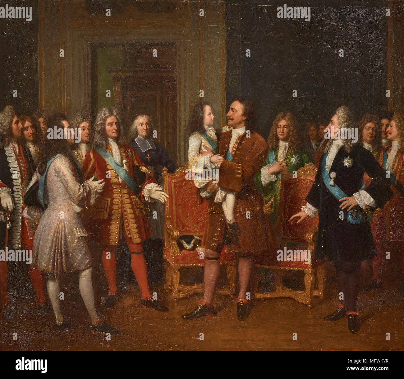 Peter the great louis xv hi-res stock photography and images - Alamy