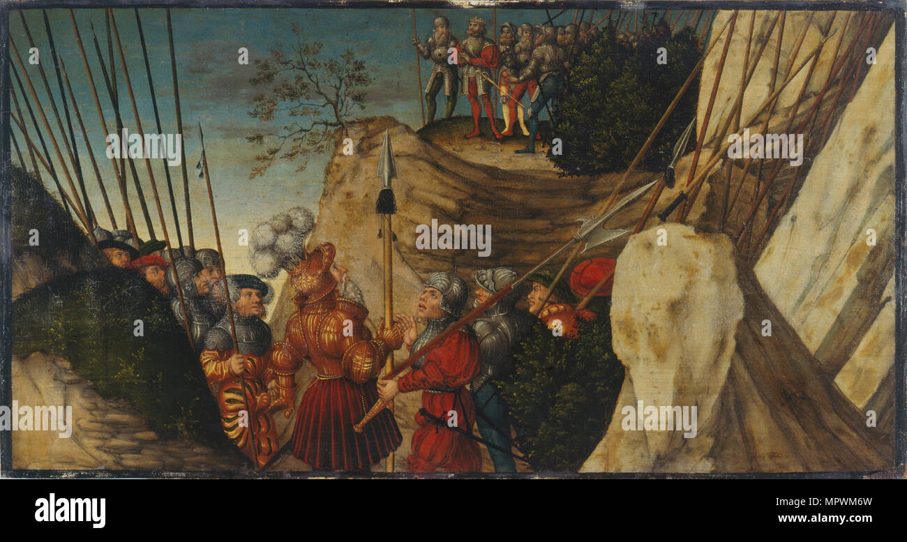 David in the Wilderness of Ziph, ca 1530 Stock Photo - Alamy