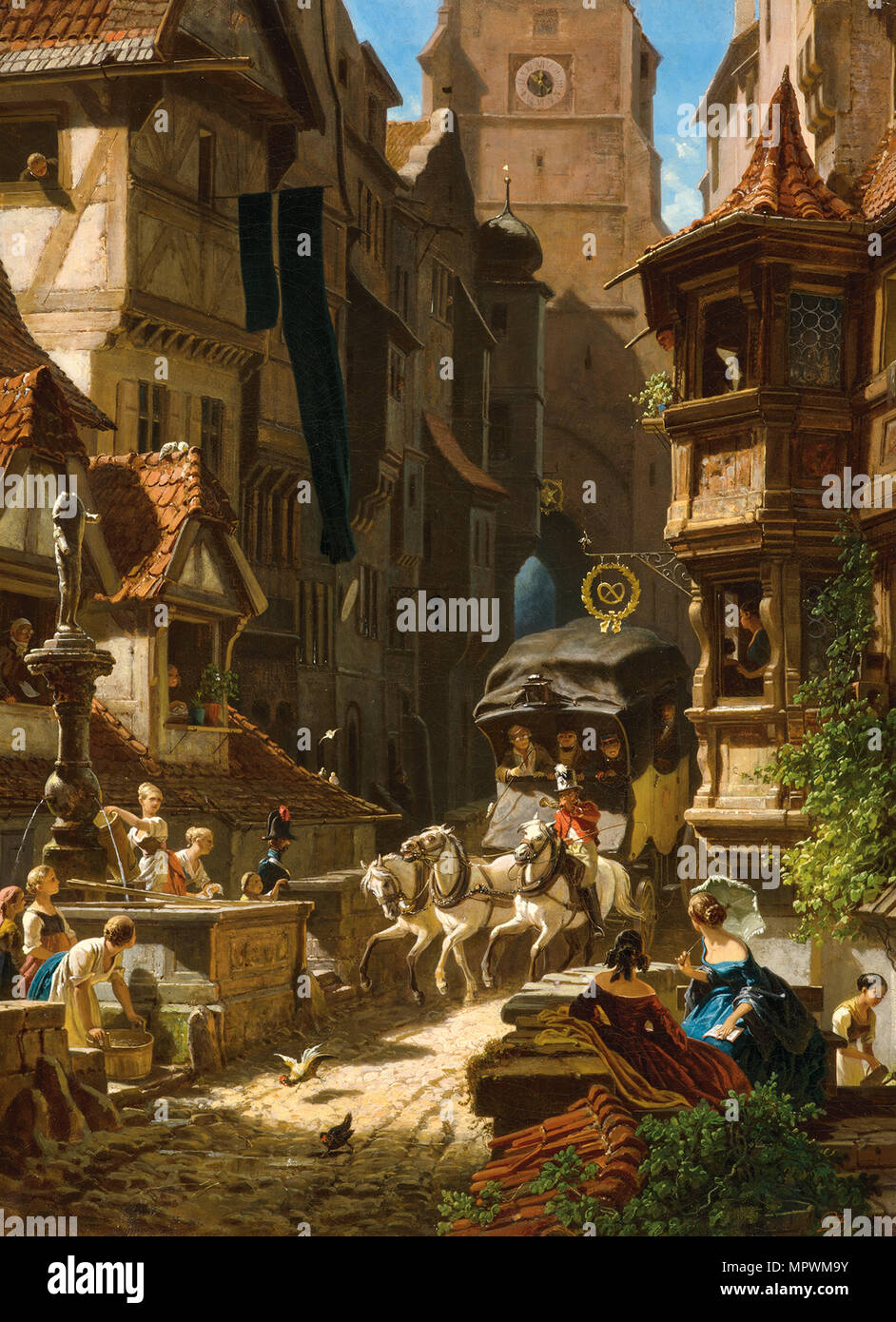 Postal stagecoach hi-res stock photography and images - Alamy