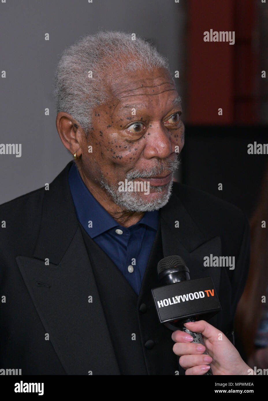 Actor Morgan Freeman attends the '5 Flights Up' New York Premiere at ...