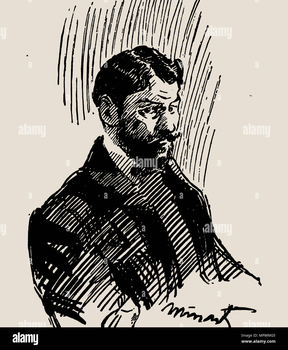 Portrait of Tony Minartz (1873-1944), 1903 Stock Photo - Alamy