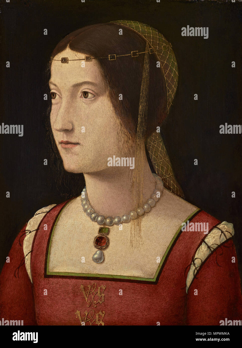 Portrait of a young Lady, c. 1500 Stock Photo - Alamy