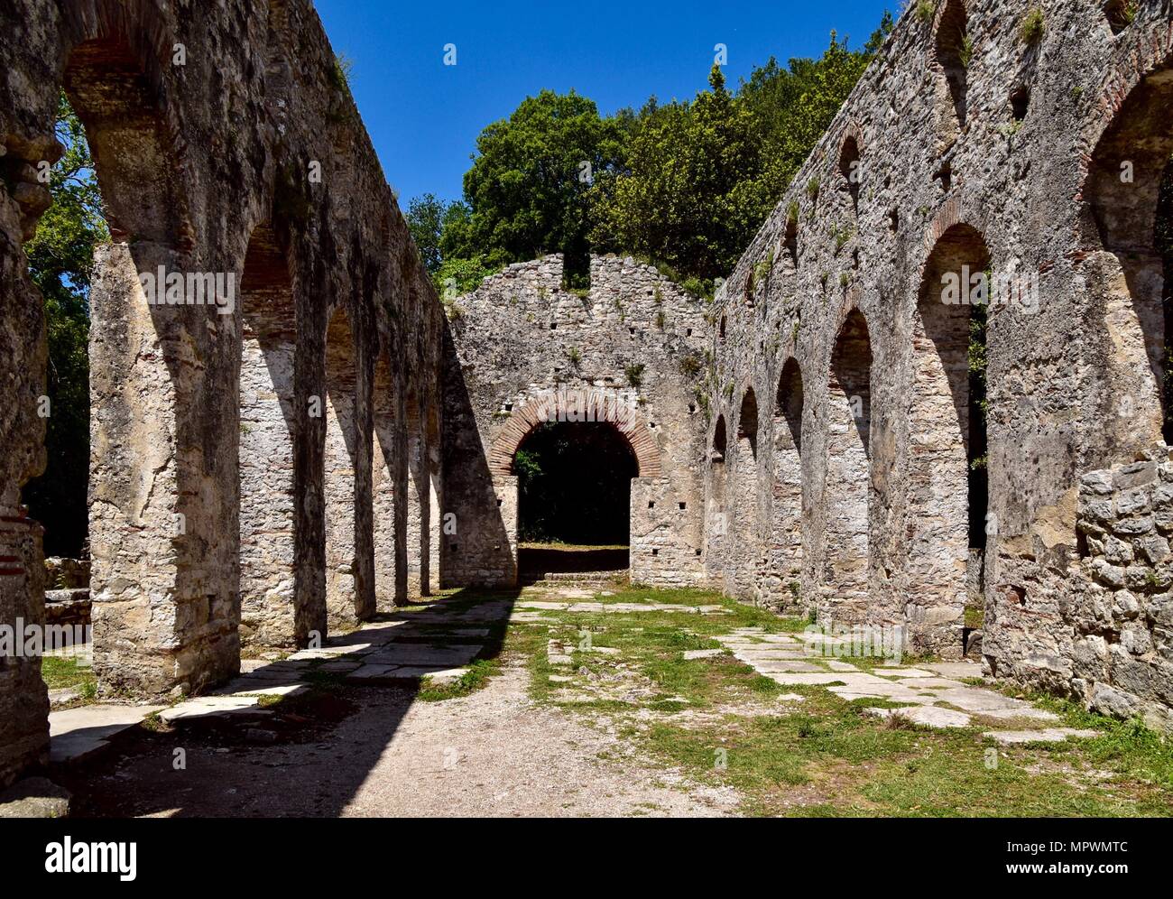The Basilica at Butrint Stock Photo - Alamy