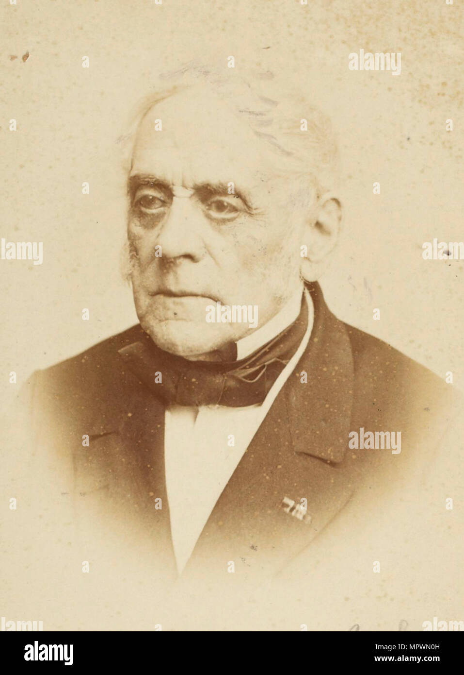 Portrait of the composer Daniel-François-Esprit Auber (1782-1871 Stock ...