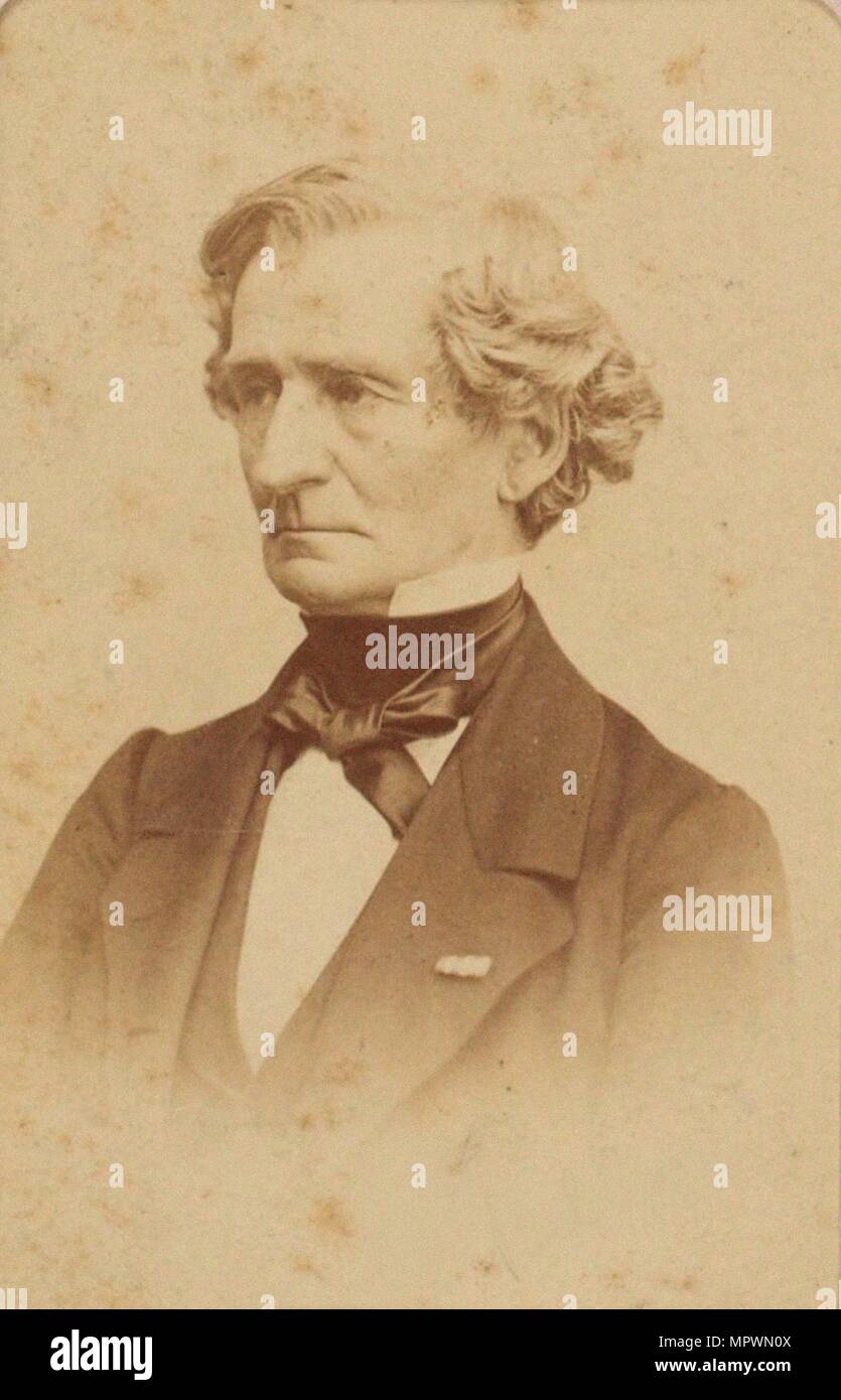 Portrait of the composer Hector Berlioz (1803-1869 Stock Photo - Alamy