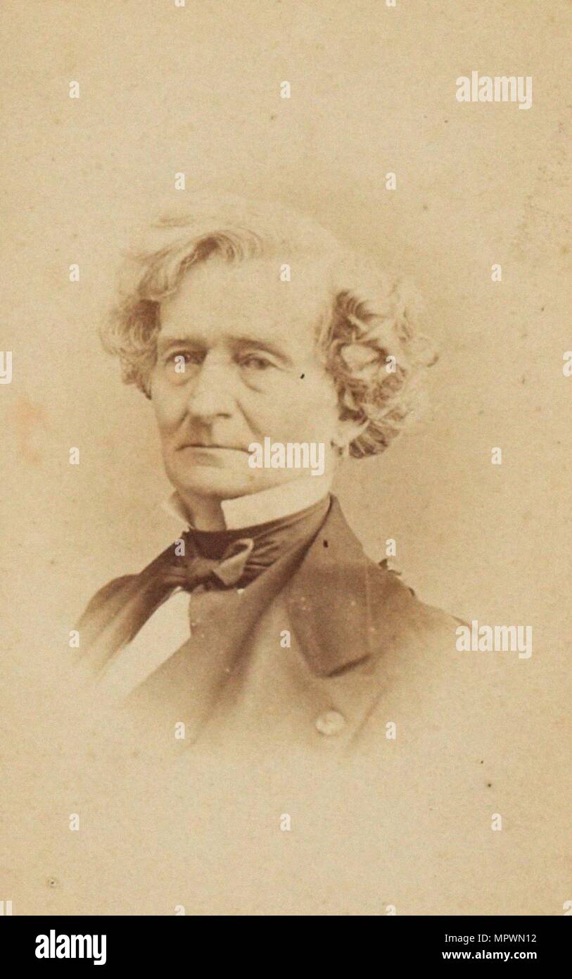Portrait of the composer Hector Berlioz (1803-1869 Stock Photo - Alamy