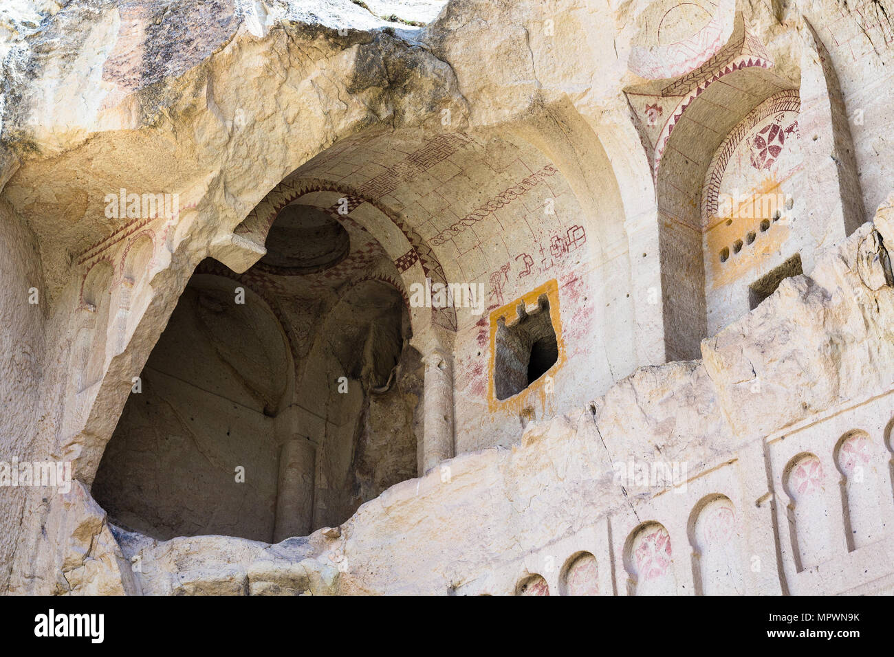 Travel to Turkey - ancient Dark Church (Karanlik Kilise) near Goreme ...