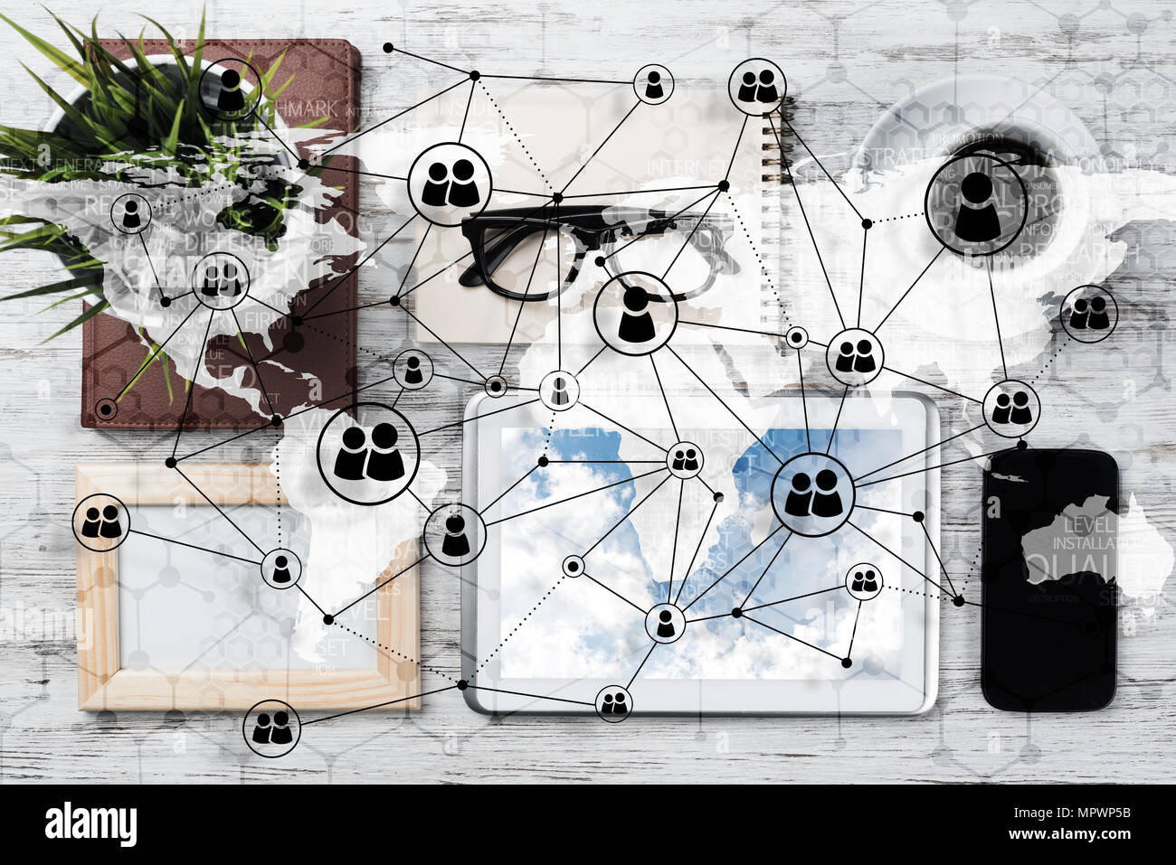 Social connection and networking concepts Stock Photo - Alamy