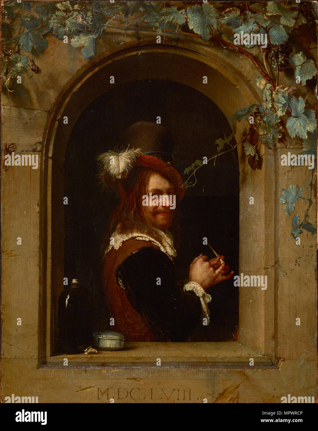 Man smoking pipe portrait on hi-res stock photography and images - Alamy