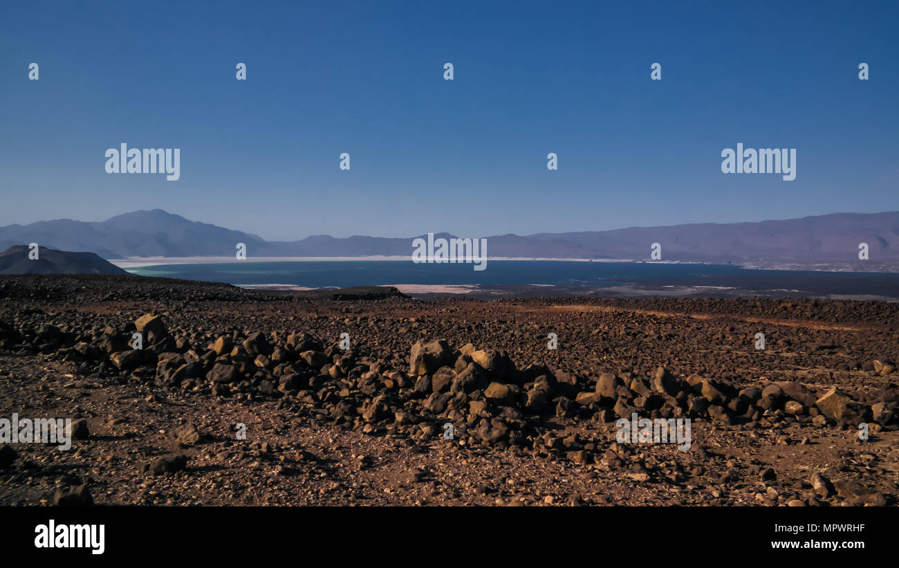 Arta beach of the Tadjoura gulf, Djibouti Stock Photo - Alamy