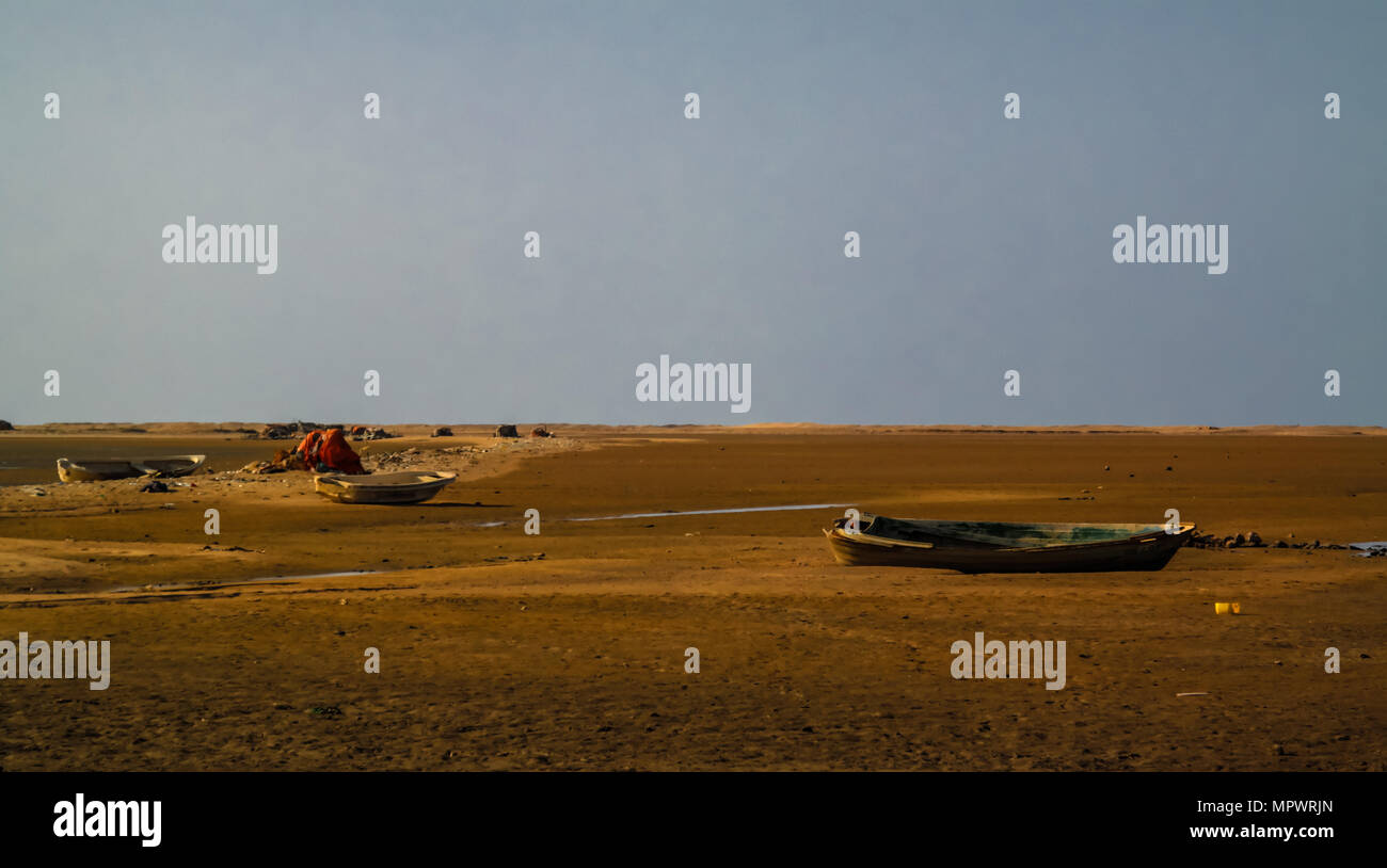 Panorama of Berbera port and beach with boats, Somalia Stock Photo - Alamy