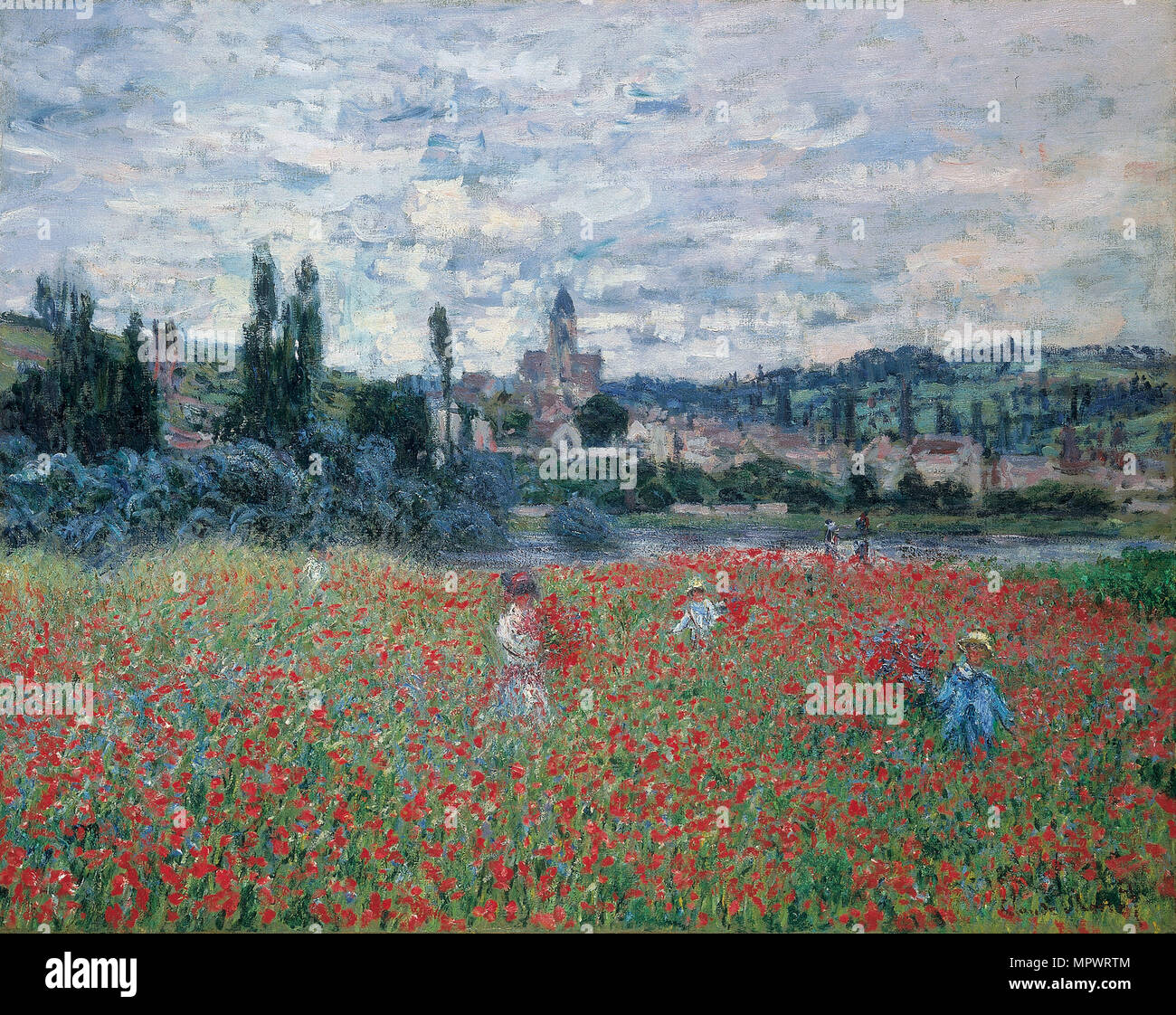 Monet poppy fields hi-res stock photography and images - Alamy
