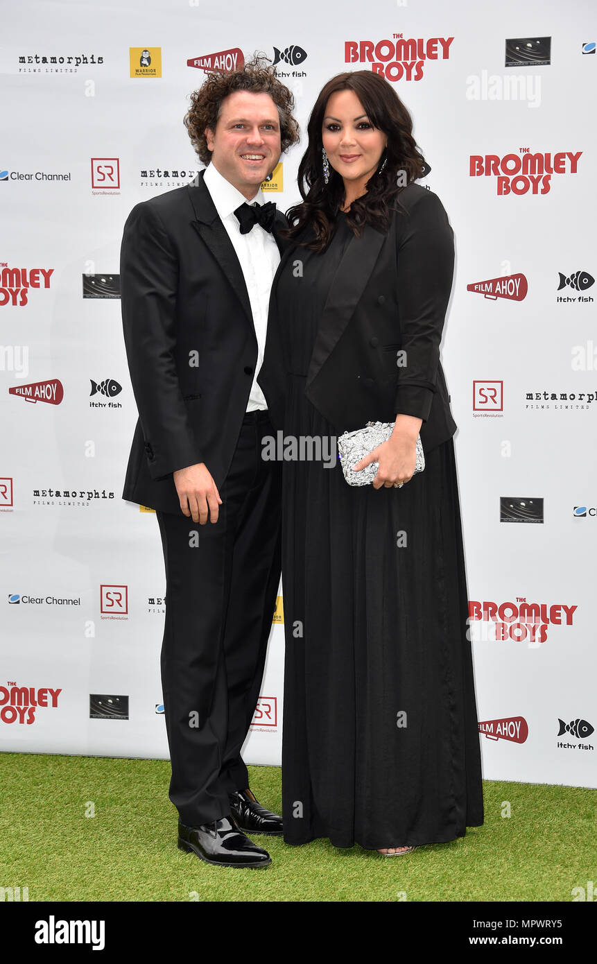 Jack McManus and Martine McCutcheon attending The Bromley Boys World ...