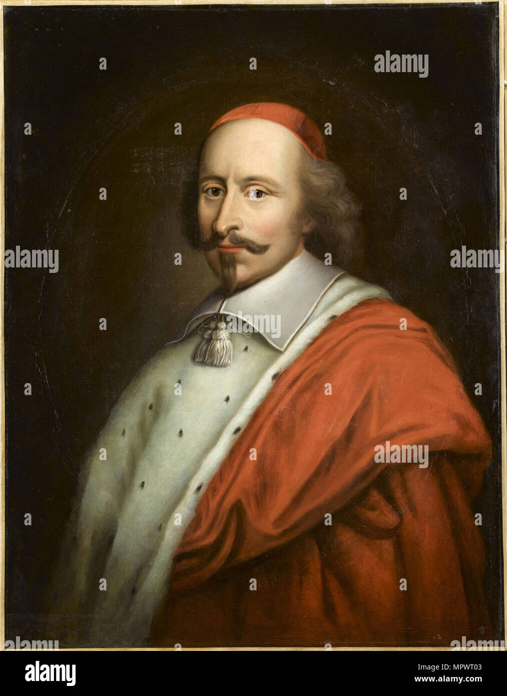 Portrait of Cardinal Jules Mazarin (1602-1661), First Half of 17th cen ...