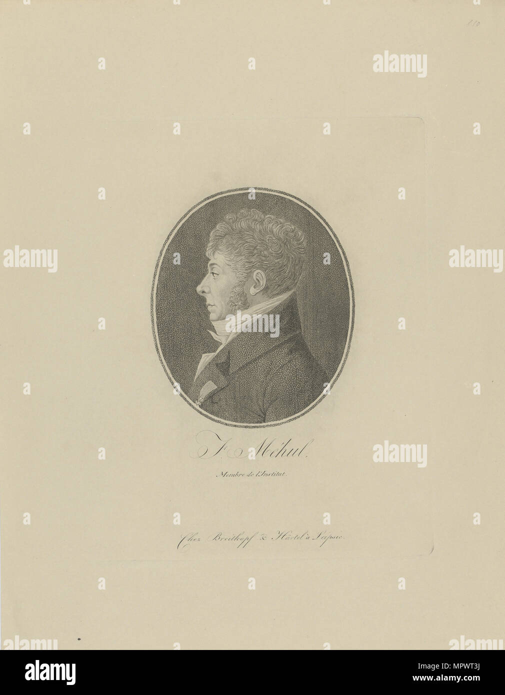 Portrait of Étienne-Nicolas Méhul (1763-1817), c. 1800 Stock Photo - Alamy