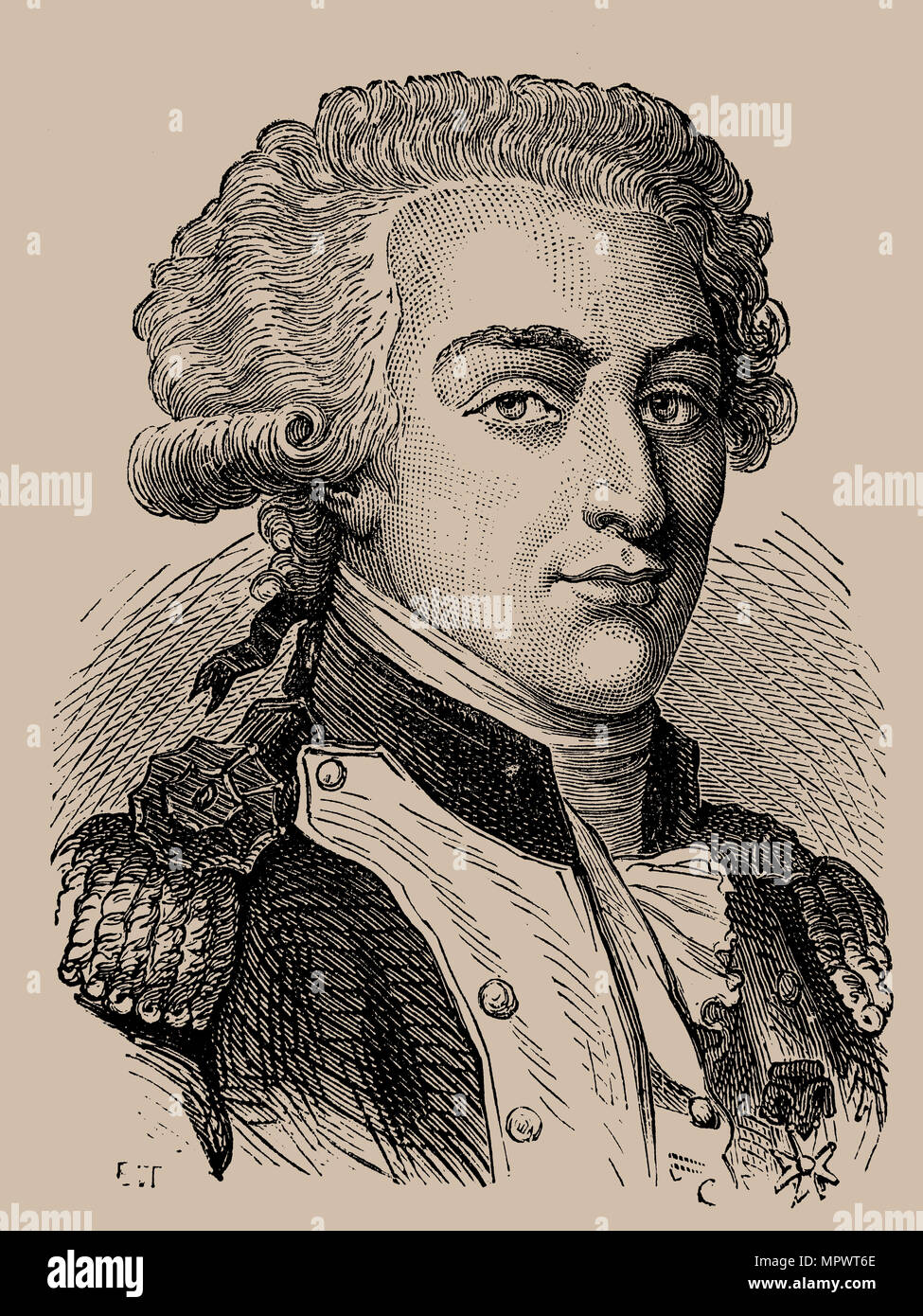 Marquis de lafayette portrait hi-res stock photography and images - Alamy