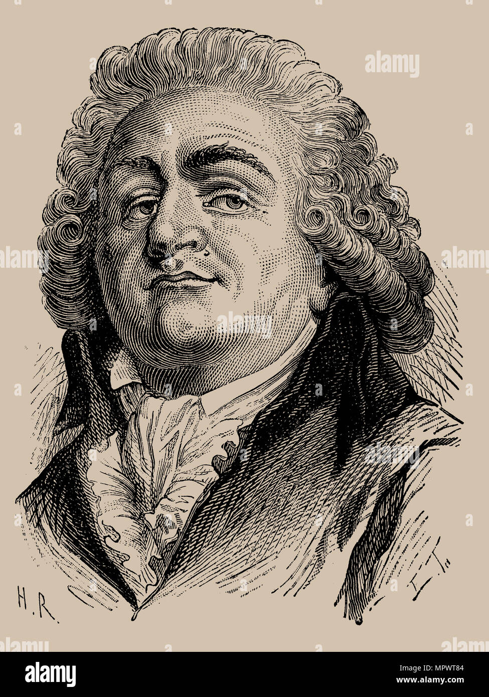 Portrait of Honoré Gabriel Riqueti, comte de Mirabeau (1749-1791), 1889 ...