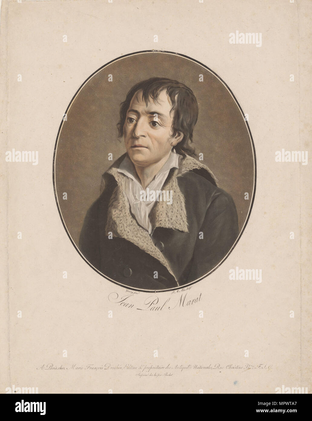 Portrait of Jean-Paul Marat (1743-1793), 1793-1794 Stock Photo - Alamy