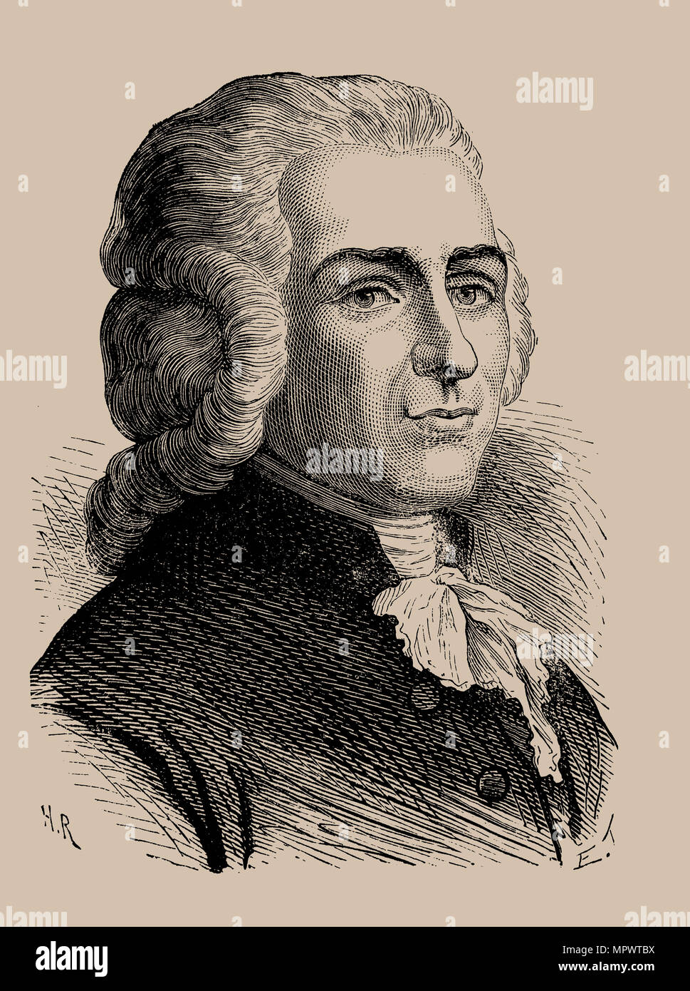 Portrait of Joseph-Ignace Guillotin (1738-1814) , 1889 Stock Photo - Alamy