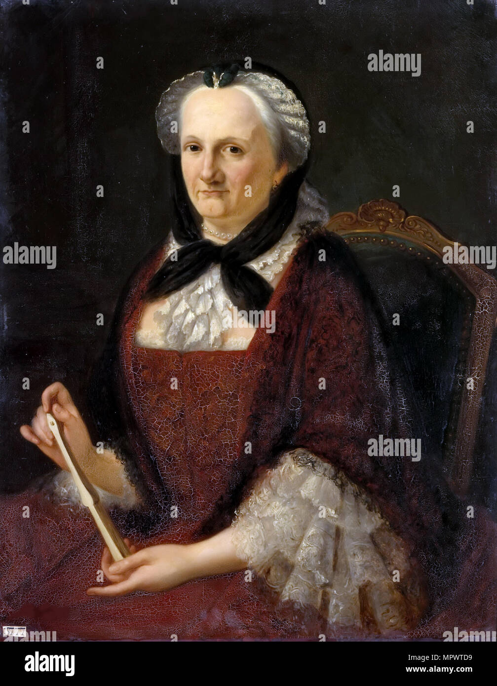 Portrait of Madame Geoffrin (1699-1777), 1840 Stock Photo - Alamy