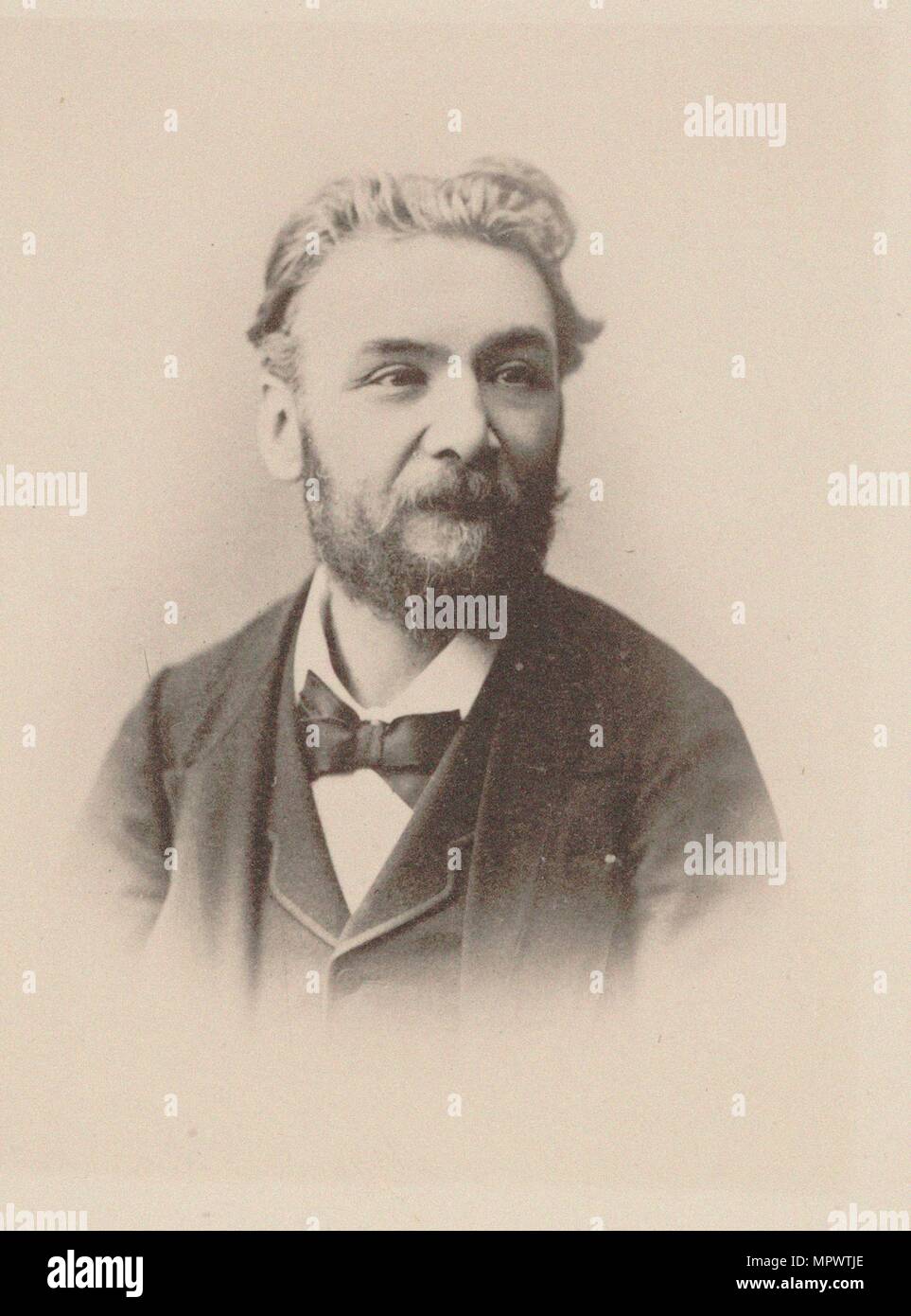 Portrait of the composer Ernest Guiraud (1837-1892), 1887 Stock Photo ...