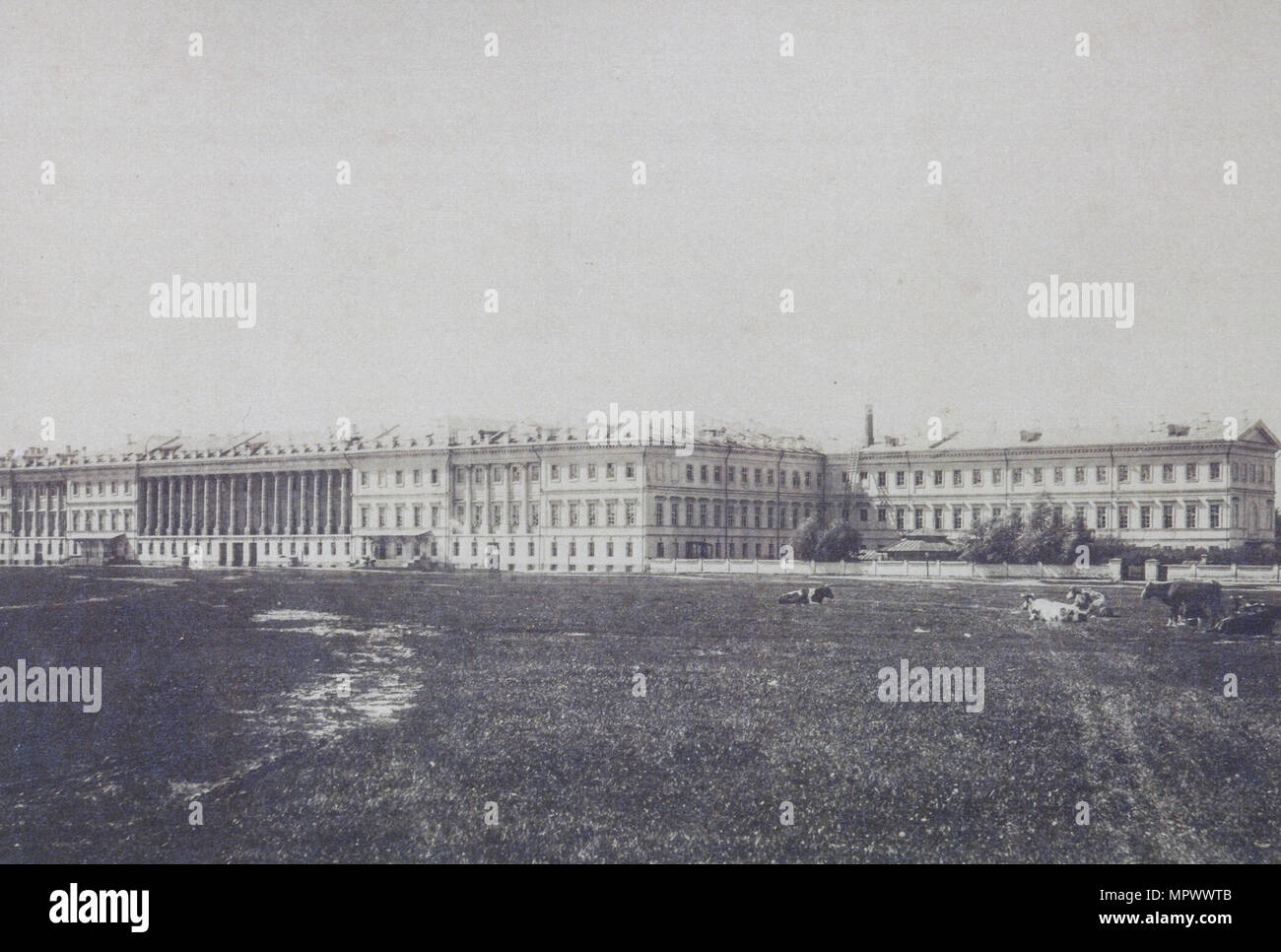 The Catherine Palace (Golovin Palace) in Moscow, 1870s-1880s Stock ...