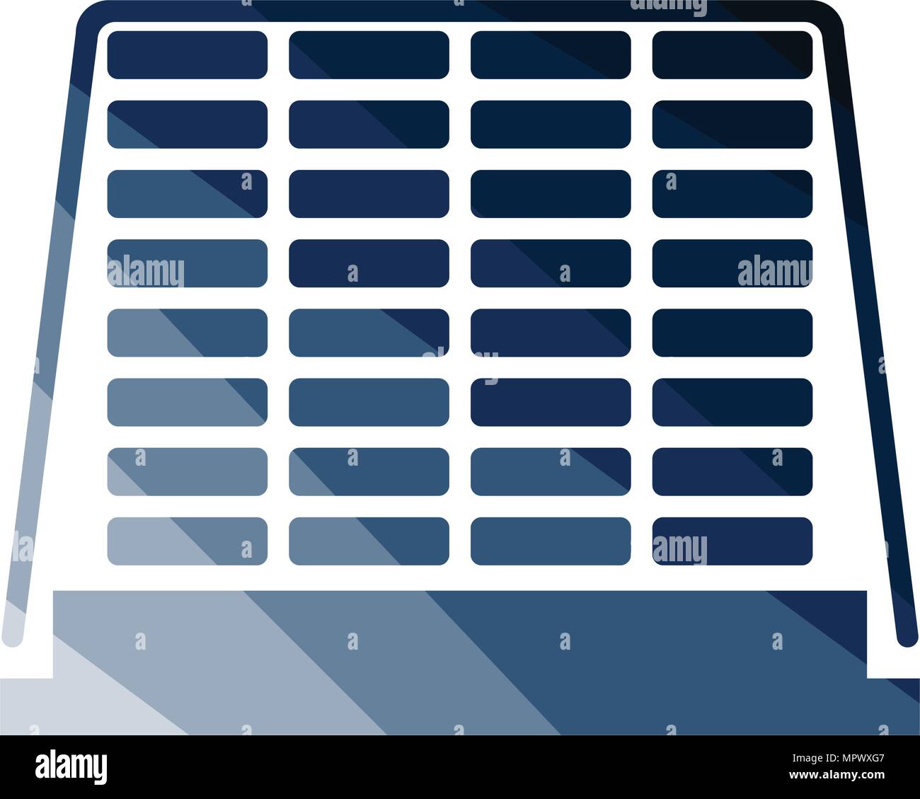 Icon of construction pallet . Flat color design. Vector illustration ...