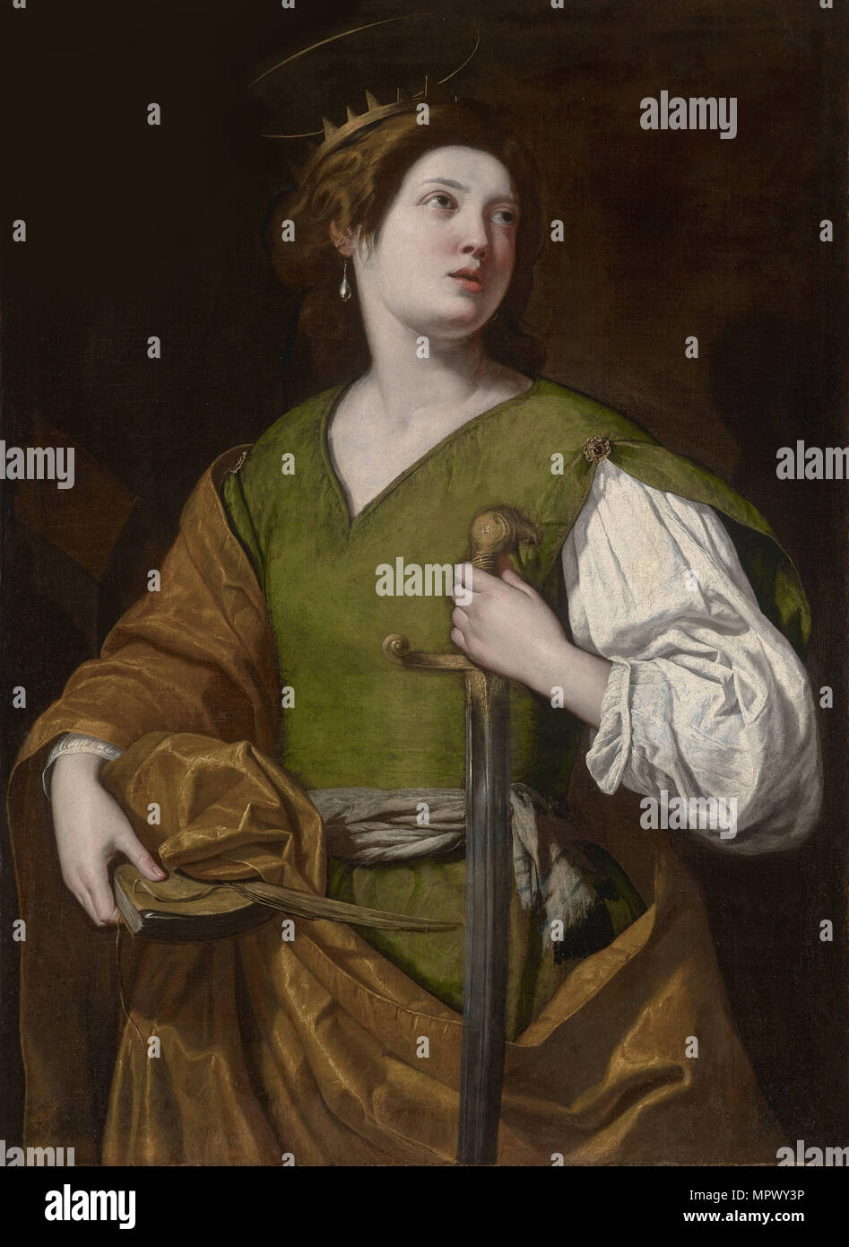 Saint Catherine of Alexandria, c. 1635 Stock Photo - Alamy