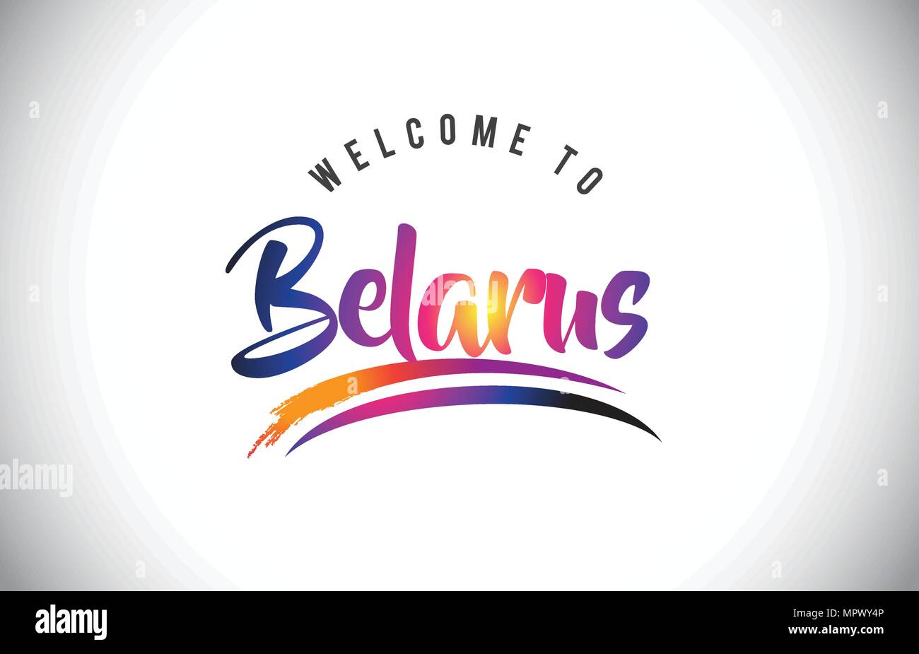 Welcome to belarus sign Stock Vector Images - Alamy