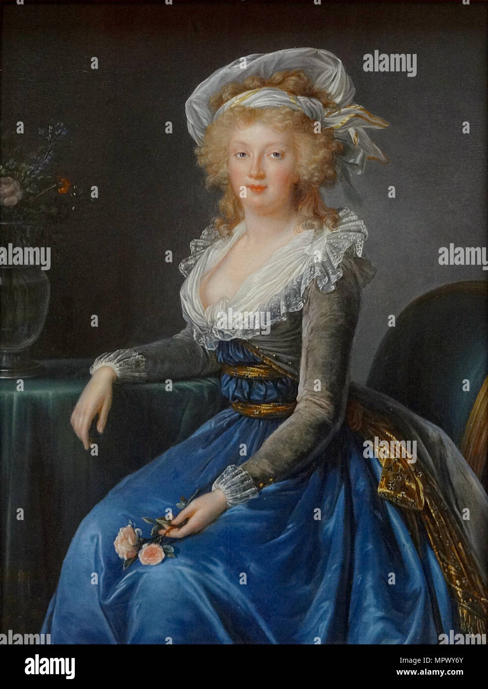 Portrait of Maria Theresa of Naples and Sicily (1772-1807), c. 1790 ... Portrait of Maria Theresa of Naples and Sicily (1772-1807), c. 1790 ...