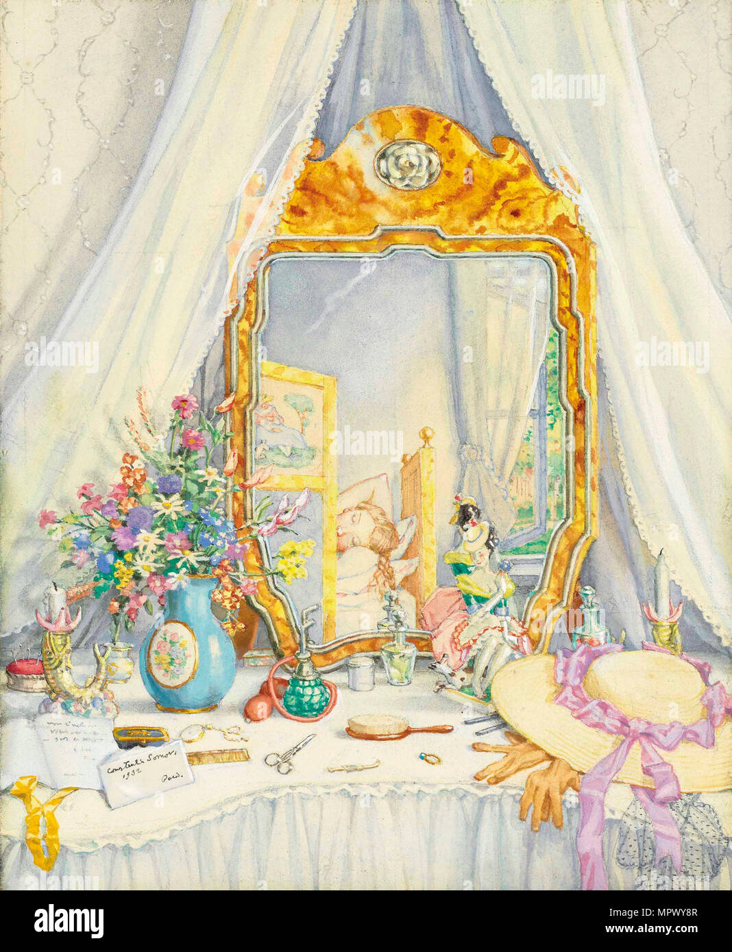 The dressing table, 1932 Stock Photo - Alamy