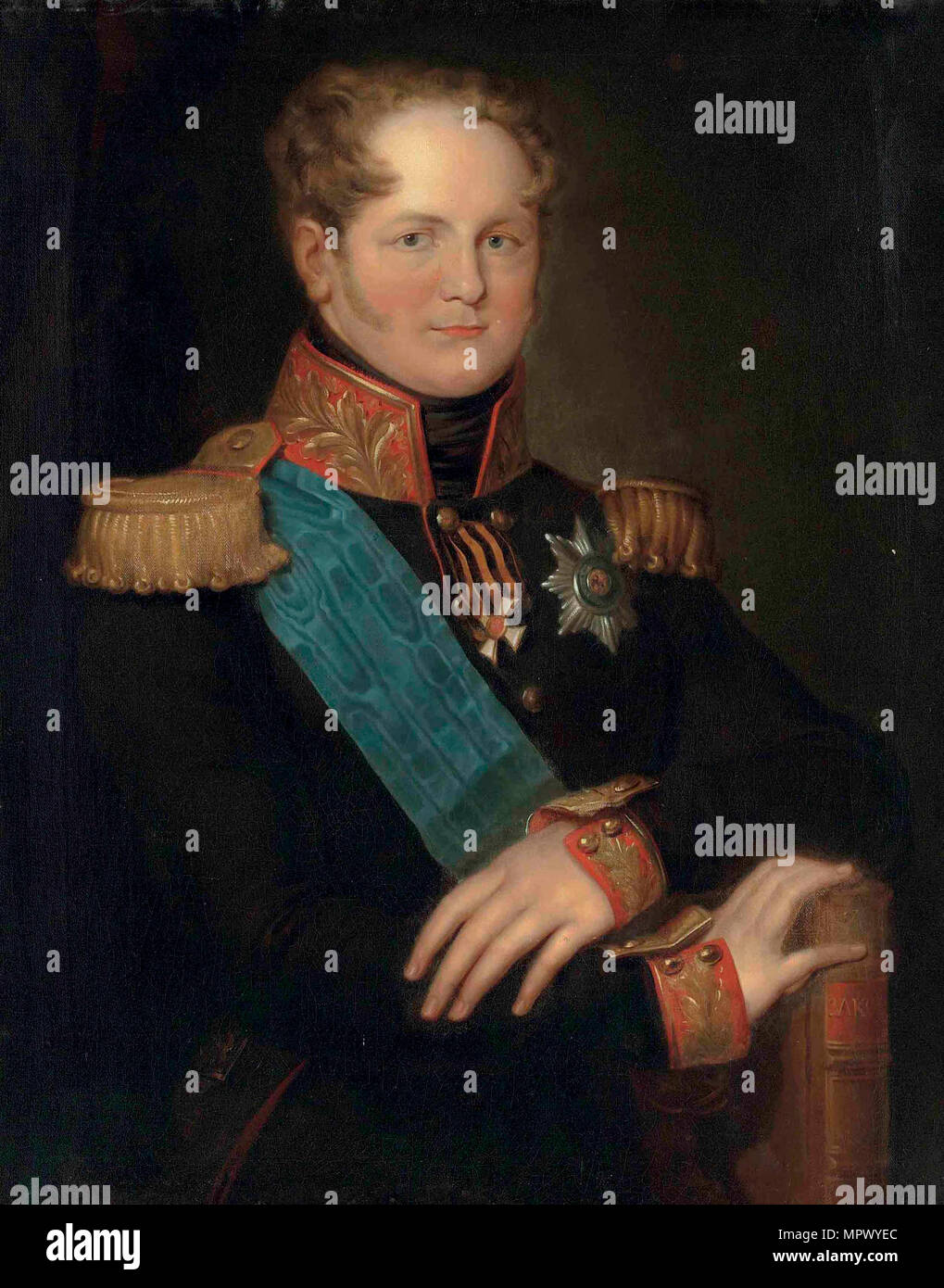 Portrait of Emperor Alexander I (1777-1825 Stock Photo - Alamy