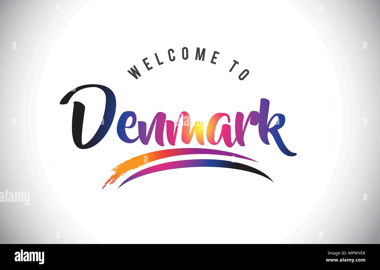 Welcome to denmark sign hi-res stock photography and images - Alamy