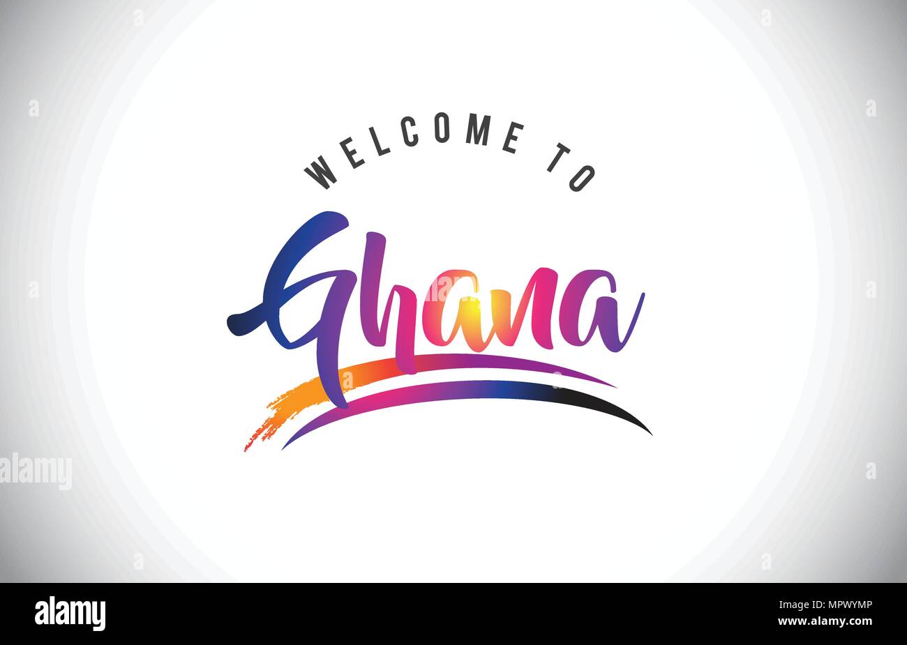 Ghana sign welcome hi-res stock photography and images - Alamy