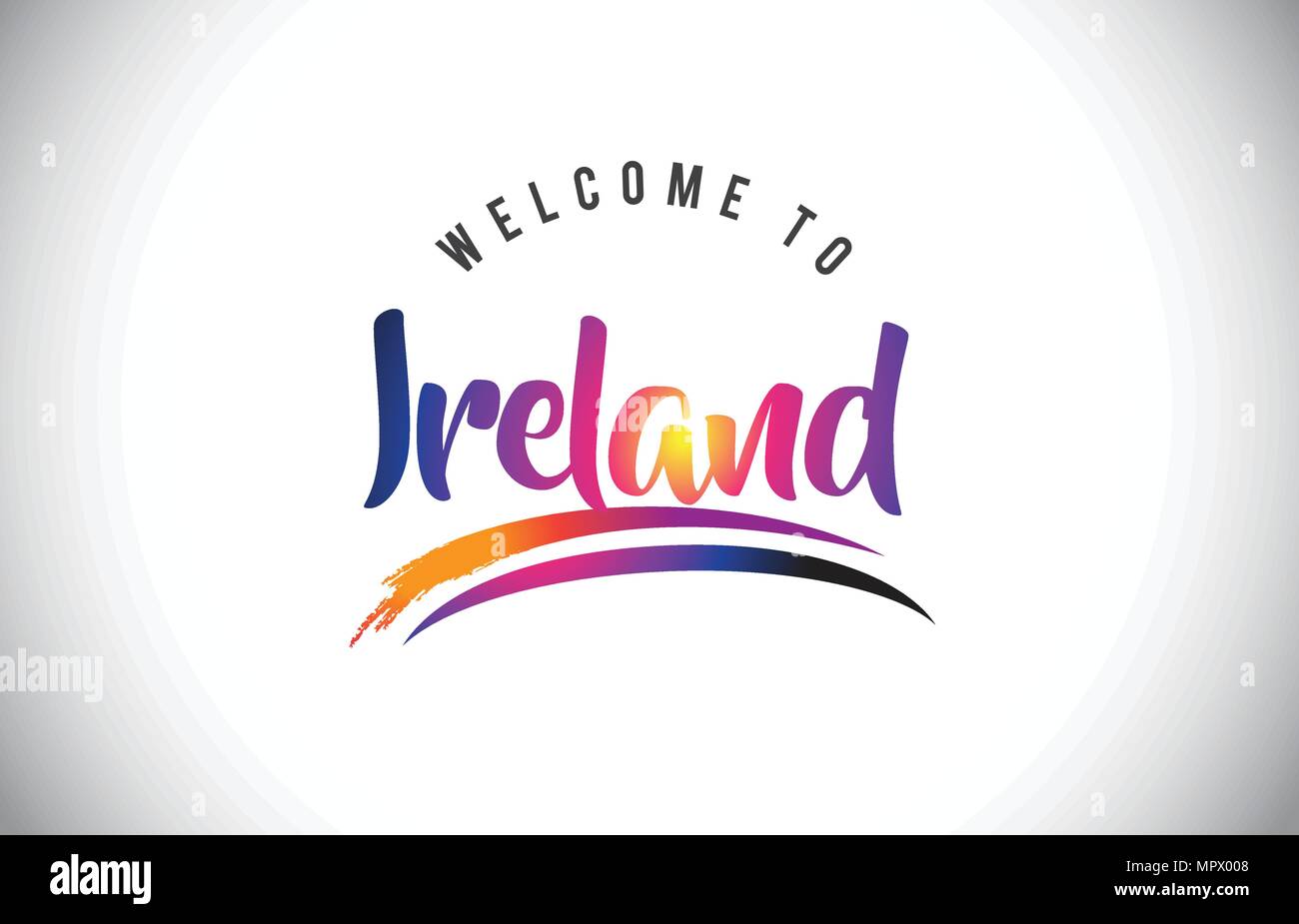 Welcome ireland sign Stock Vector Images - Alamy