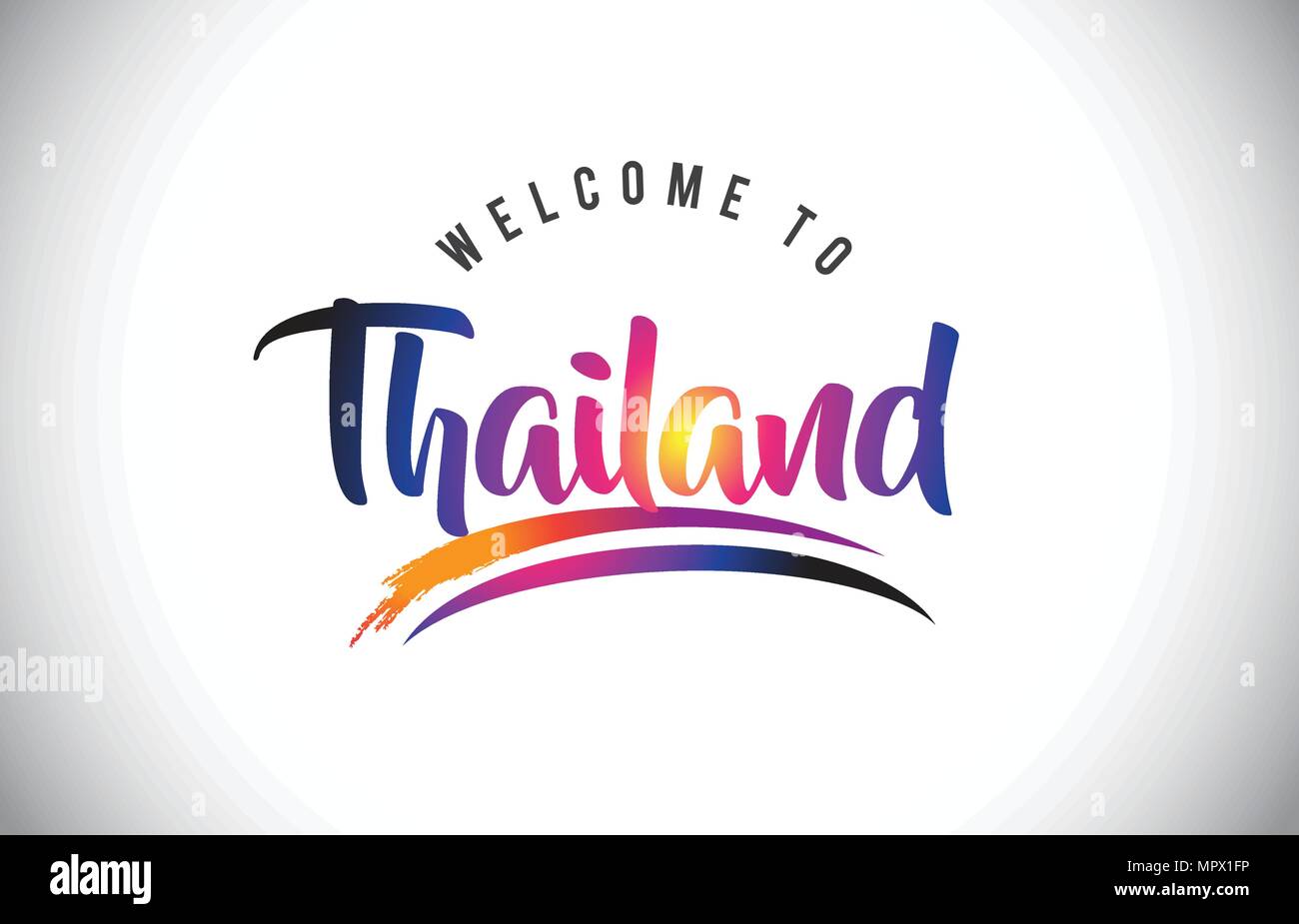 Welcome to thailand vector vectors hi-res stock photography and images ...