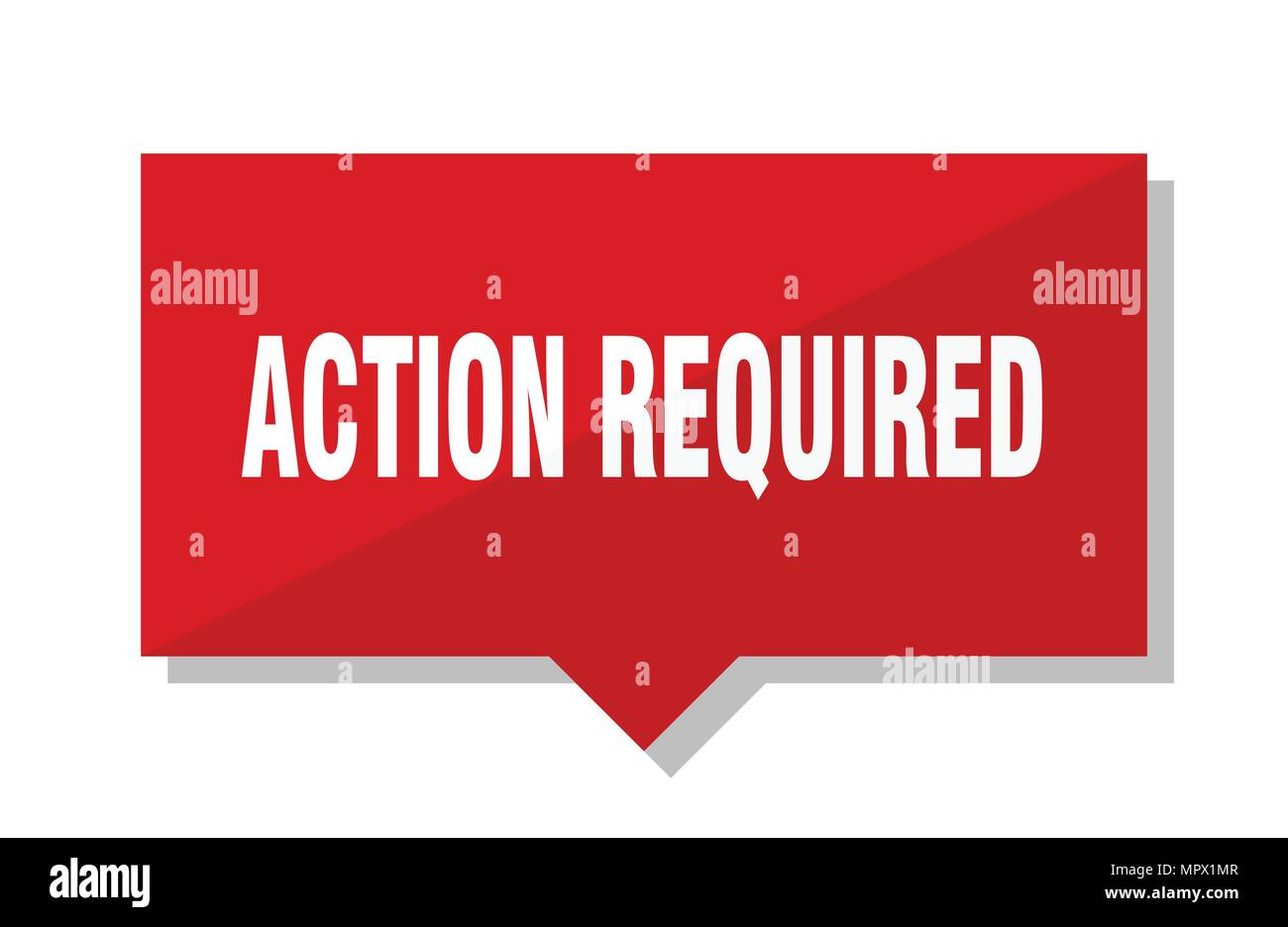 action required red square price tag Stock Vector Image & Art - Alamy