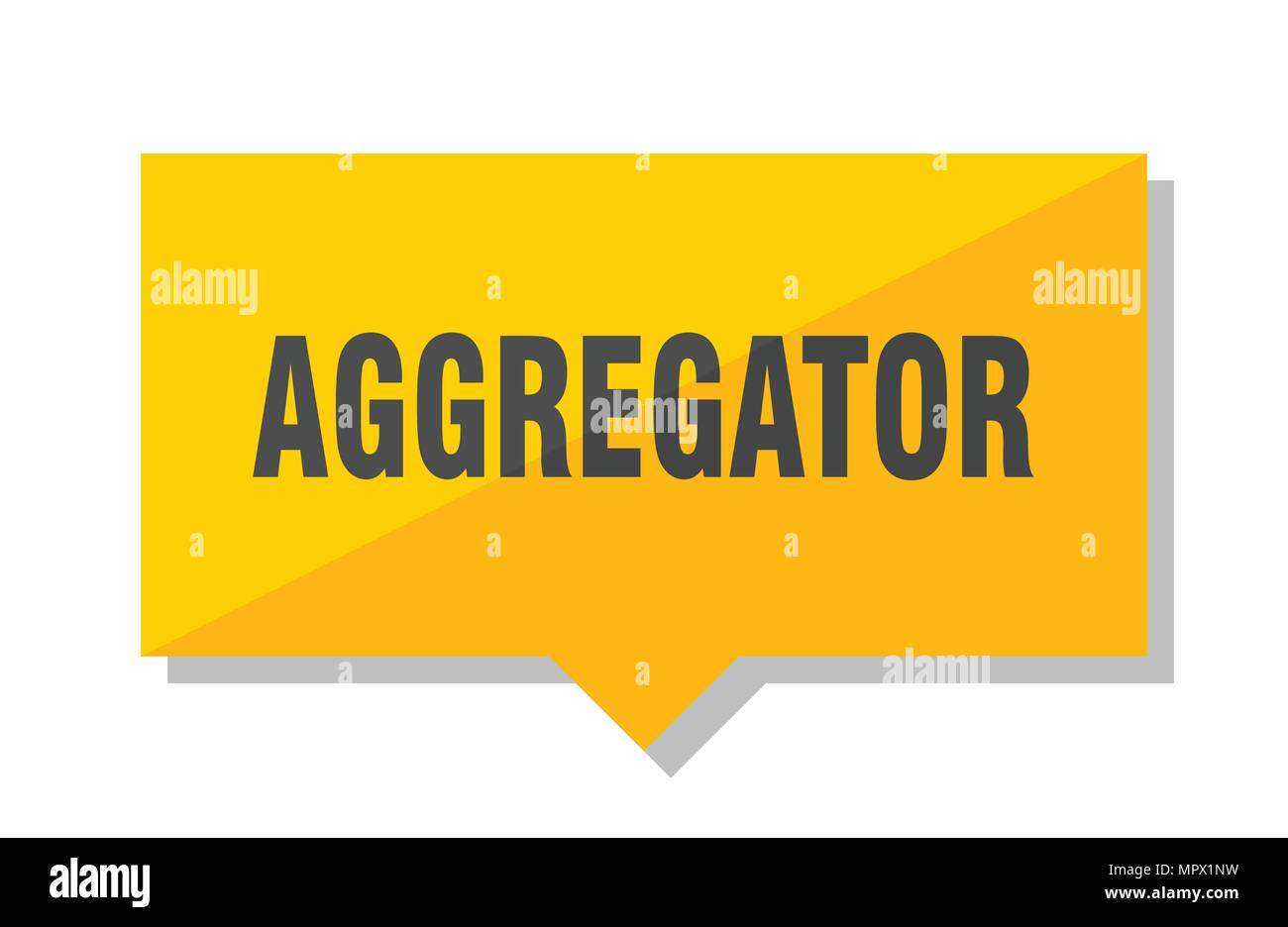 aggregator yellow square price tag Stock Vector Image & Art - Alamy