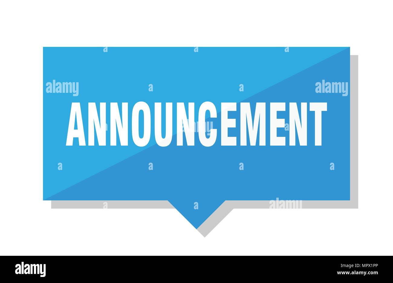 announcement blue square price tag Stock Vector Image & Art - Alamy