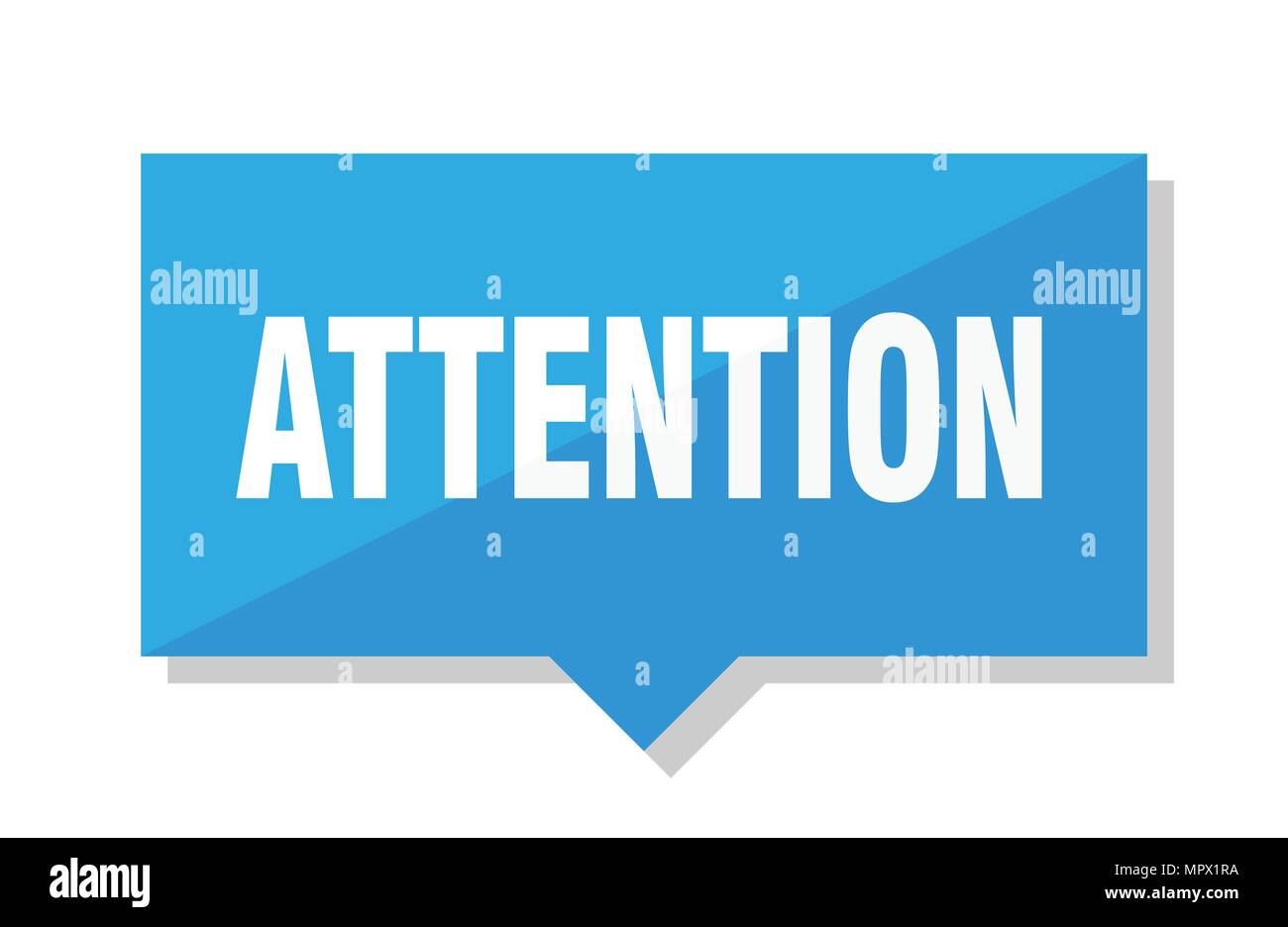 attention blue square price tag Stock Vector Image & Art - Alamy